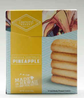 Aloha Box Hawaii | Hawaiian Pineapple Shortbread Cookies